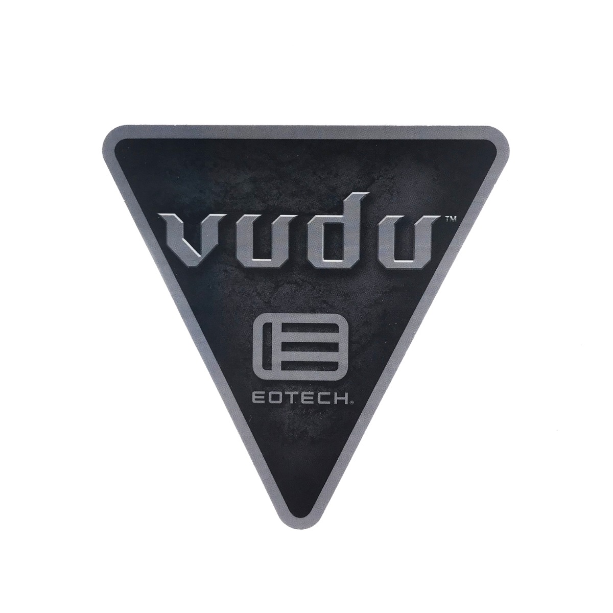 Night Vision Warehouse | EOTech Logo/Vudu Triangular Sticker - Grey